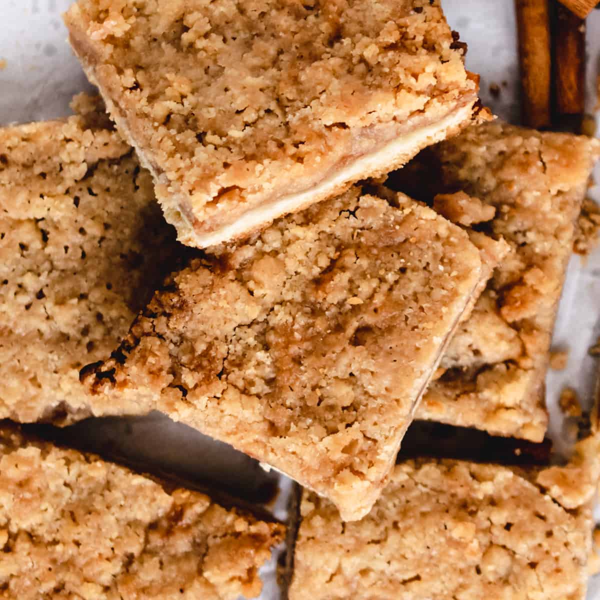 Streusel Lover's Apple Bars | The Frozen Biscuit