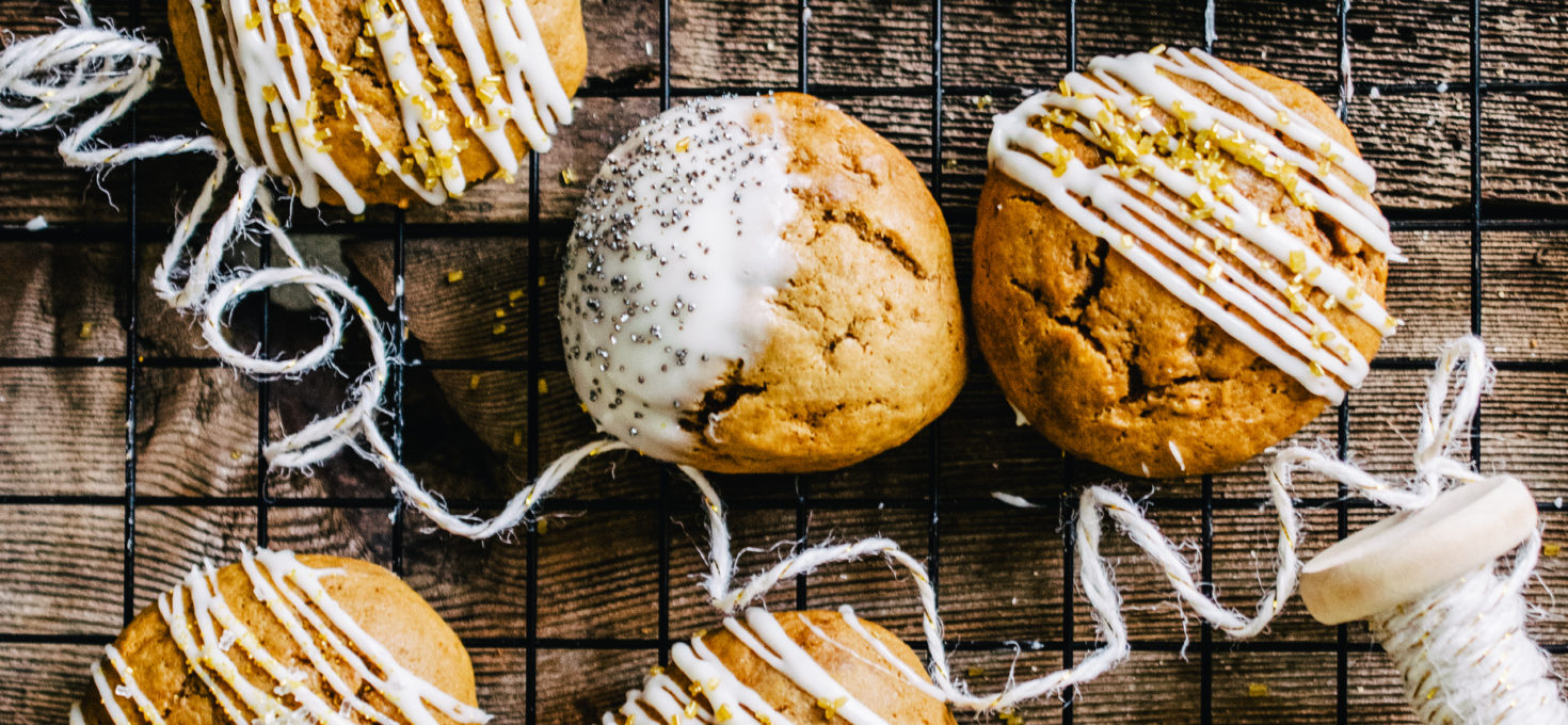 soft molasses cookies | the frozen biscuit thick and chewy with icing