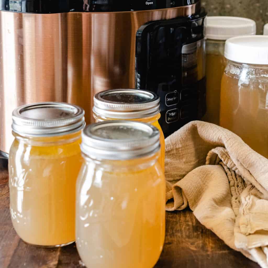 Instant Pot Bone Broth From Frozen Bones - The Frozen Biscuit