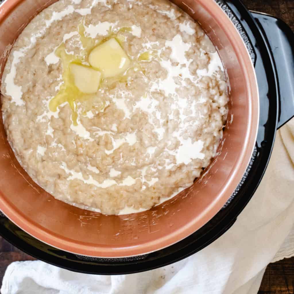 Pressure Cooker Rolled Oats