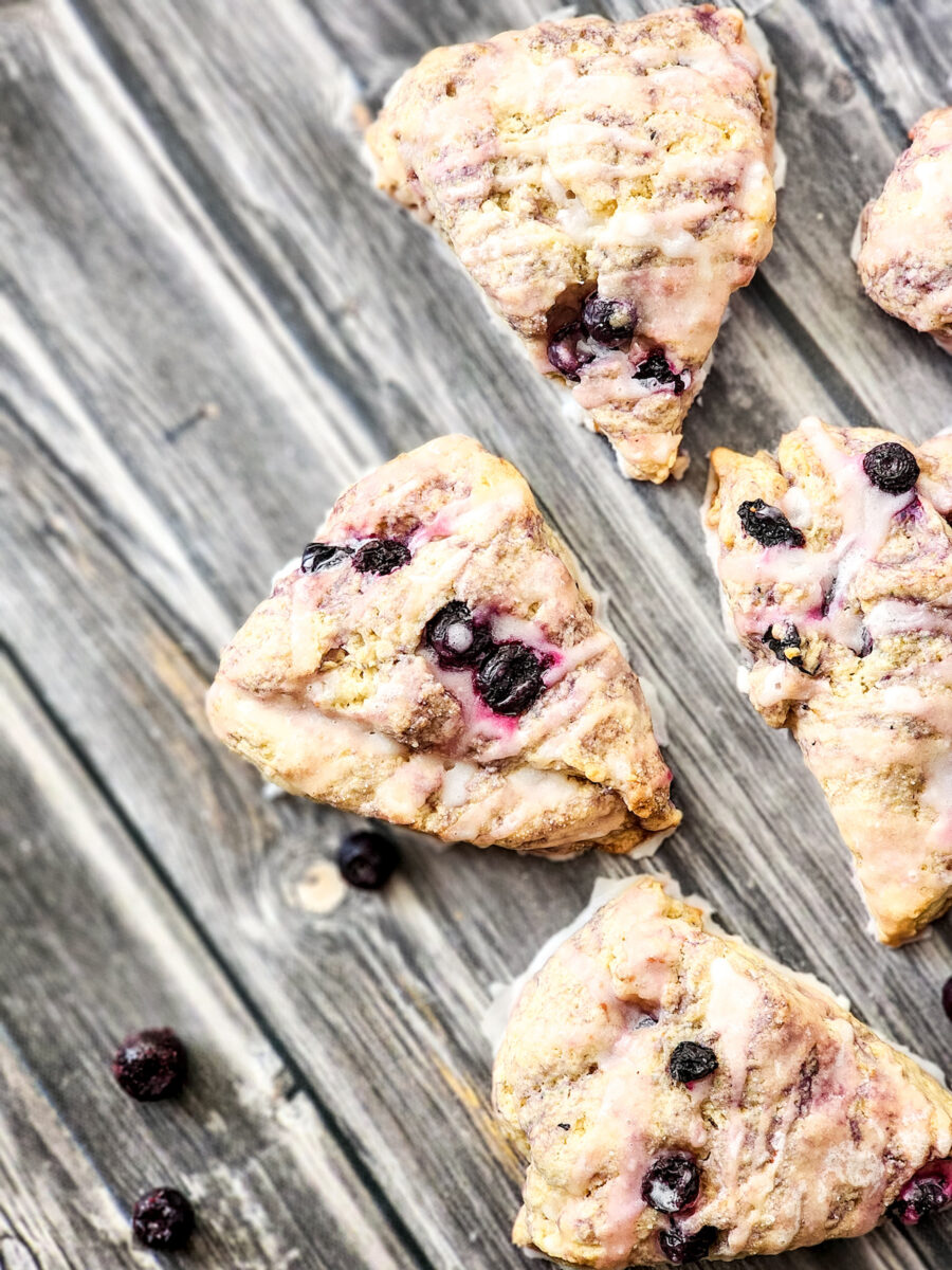 Recipe for Starbucks blueberry scones - The Frozen Biscuit
