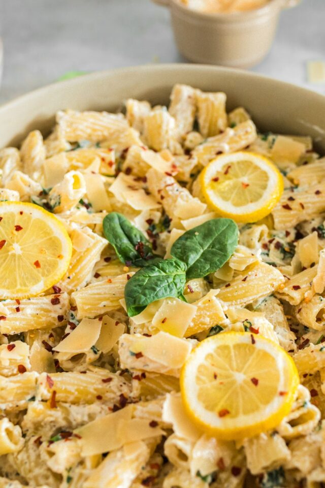 Lemon Ricotta Pasta - The Frozen Biscuit
