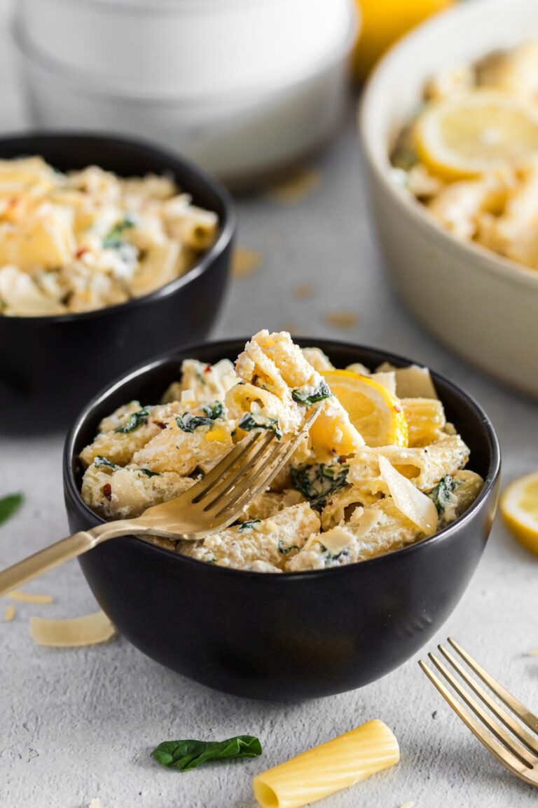 Lemon Ricotta Pasta - The Frozen Biscuit